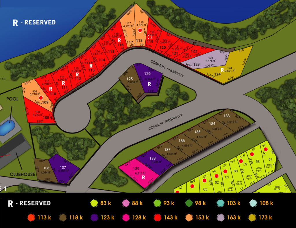 Phase Two | Map One – Sunset Shores RV Resort